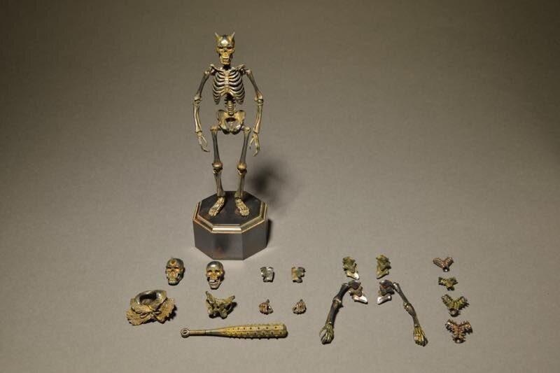 KT Project KT-005 Takeya Style Jizai Okimono "Gaikotsu" Iron Rust Look: KAIYODO - Tokyo Otaku ...