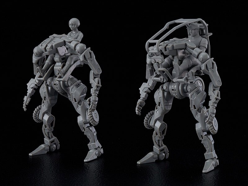 Moderoid Obsolete 1/35 Scale Multi-Purpose Exoframe (Gray): Good Smile ...