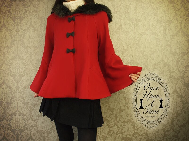 NO.S PROJECT Little Red Riding Hood Flared Coat - Tokyo Otaku Mode (TOM)