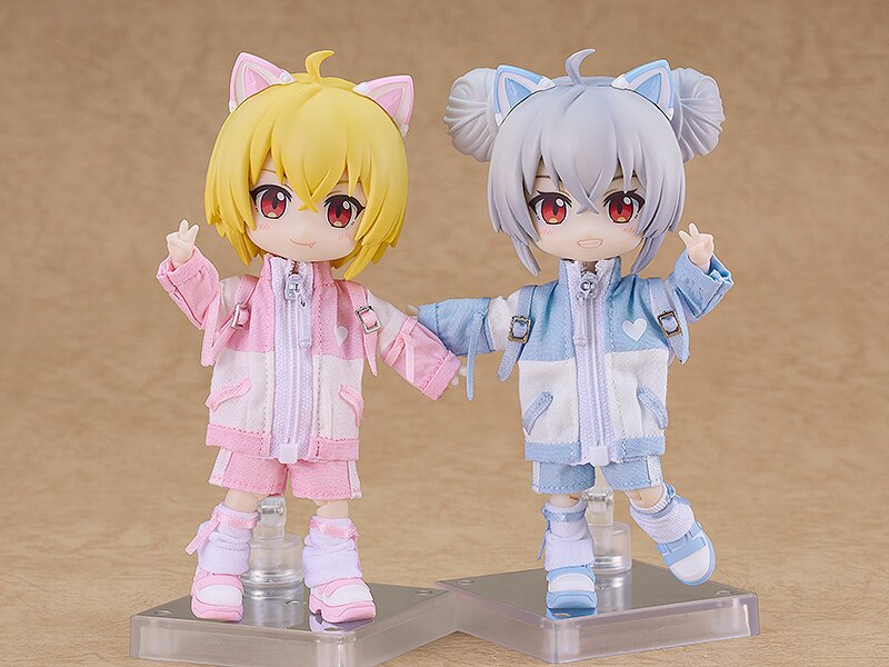 Nendoroid Doll Outfit Set Subculture Fashion Tracksuit Pink