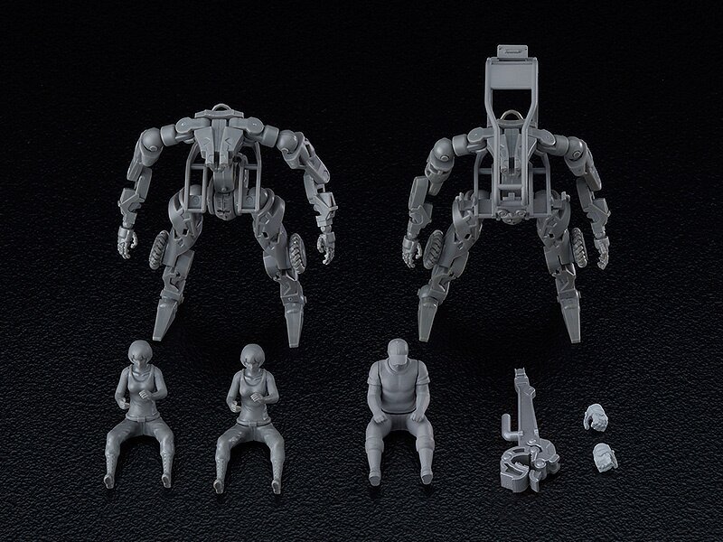 Moderoid Obsolete 1/35 Scale Multi-Purpose Exoframe (Gray): Good Smile ...