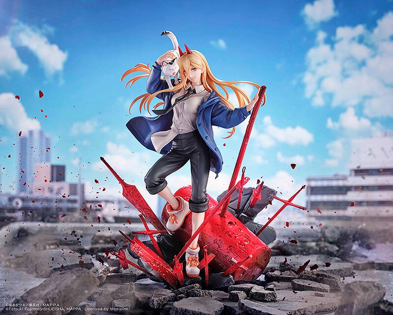 Chainsaw Man Power & Meowy 1/7 Scale Figure - Tokyo Otaku Mode (TOM)