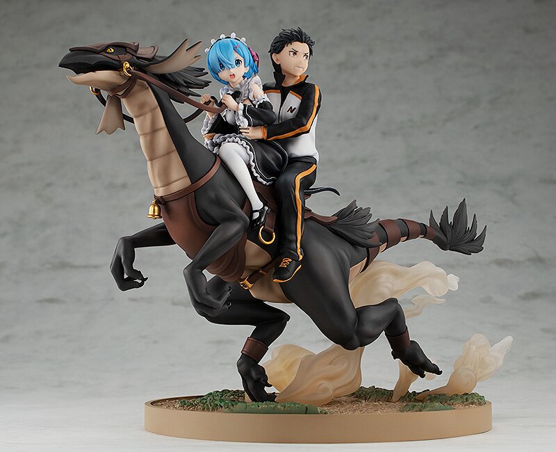 [Re:Zero] Rem & Subaru: Attack on the White Whale Ver. Figure: KADOKAWA ...