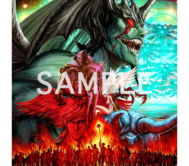 Devilman Chara Fine Graph Print (Square) - Tokyo Otaku Mode (TOM)