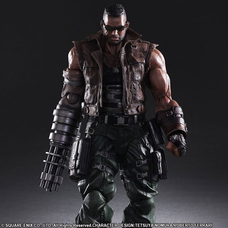 [Outlet] Play Arts Final Fantasy 7 Remake: Barret Action Figure: SQUARE ...