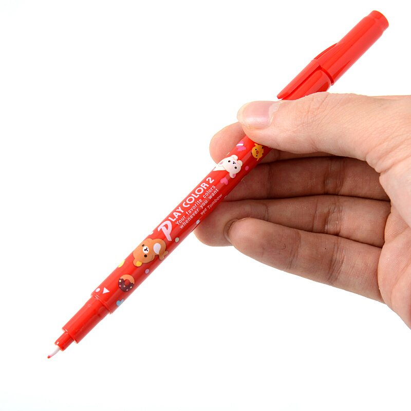 Rilakkuma Play Color 2 Double-Ended Color Pen Set (12 Colors) - Tokyo ...