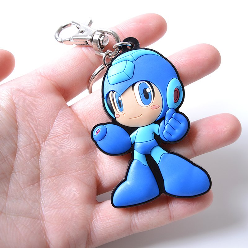 Powered-up Mega Man PVC Keychain - Tokyo Otaku Mode (TOM)