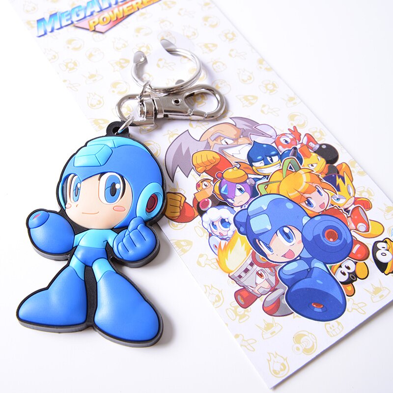 Powered-up Mega Man PVC Keychain - Tokyo Otaku Mode (TOM)