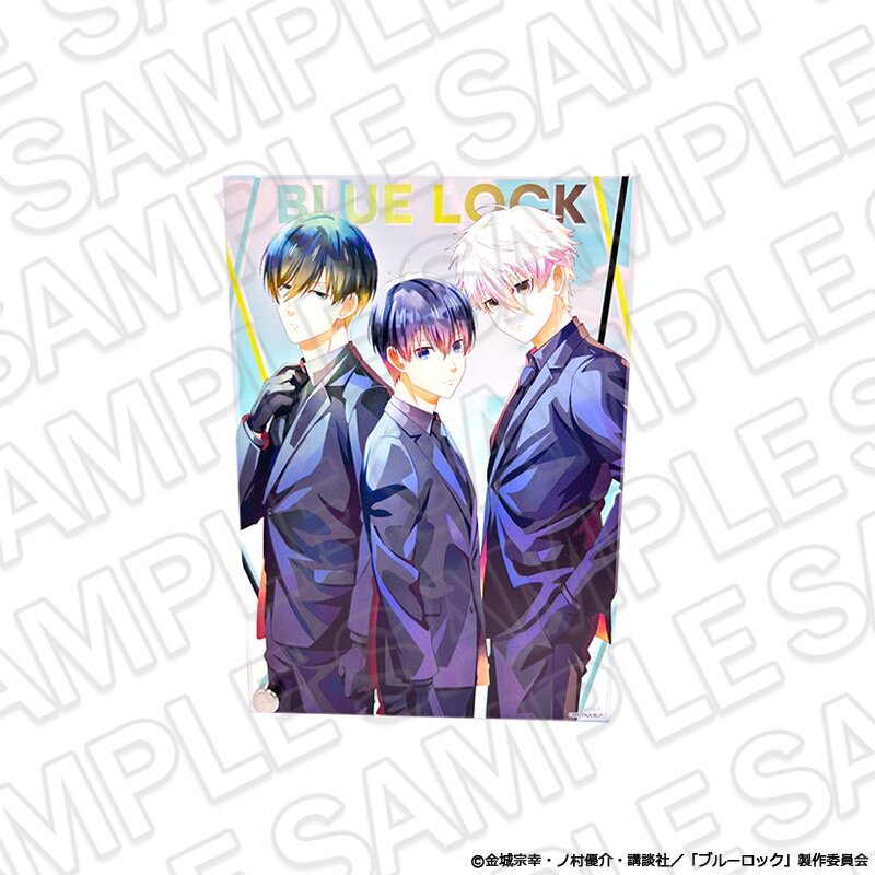 Blue Lock Aurora Mini Acrylic Art Pale Tone Series Yoichi Isagi & Seishiro Nagi & Rin Itoshi ...