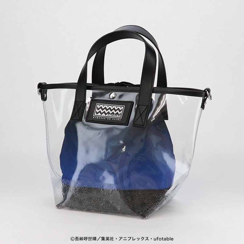 Demon Slayer: Kimetsu no Yaiba Inosuke Hashibira Clear Bag with Pouch ...