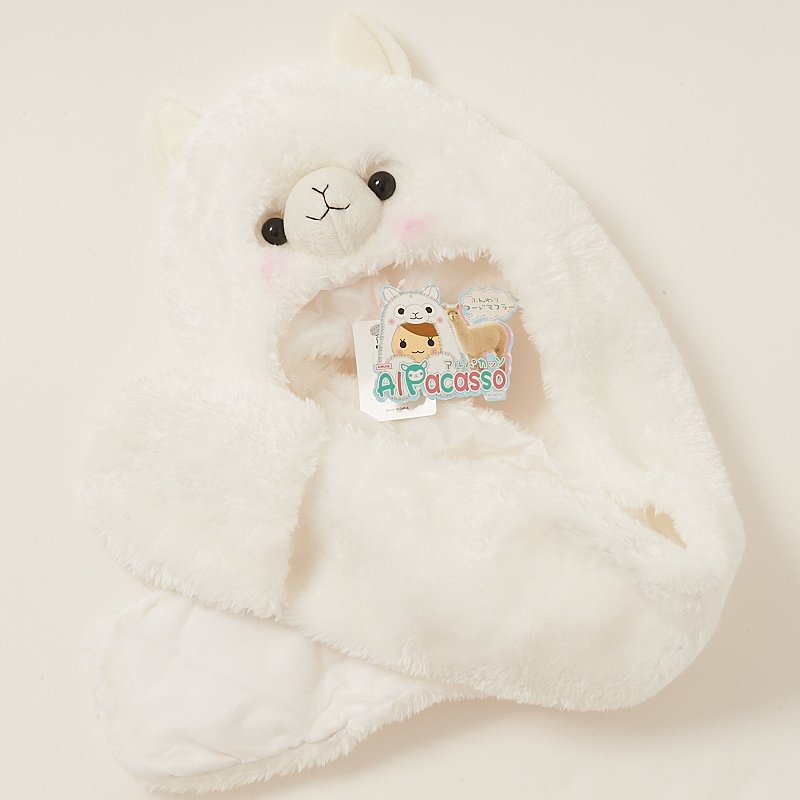 Alpacasso Alpaca Hooded Scarf: Amuse - Tokyo Otaku Mode (TOM)