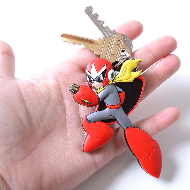 Mega Man Proto Man Cartoon PVC Keychain - Tokyo Otaku Mode (TOM)