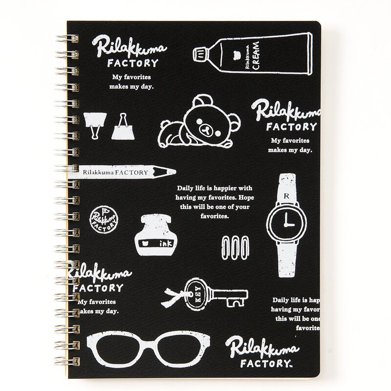 Rilakkuma Factory A5 Spiral Notebooks - Tokyo Otaku Mode (TOM)