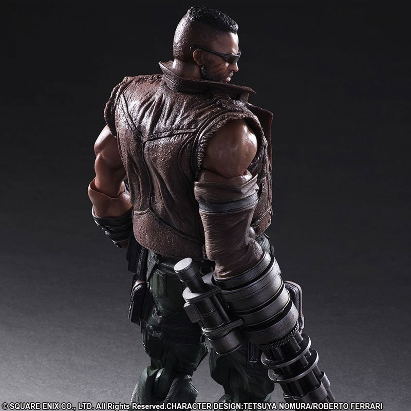 [Outlet] Play Arts Final Fantasy 7 Remake: Barret Action Figure: SQUARE ...