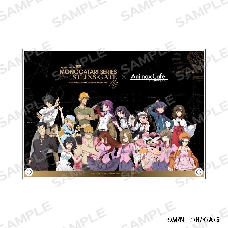 Bakemonogatari x Steins;Gate Acrylic Panel - Tokyo Otaku Mode (TOM)