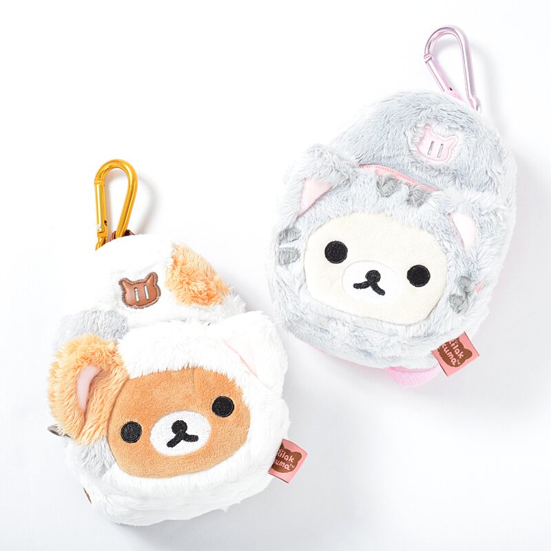 Nonbiri Neko Rilakkuma Plush Backpack Pouch: San-X - Tokyo Otaku Mode (TOM)