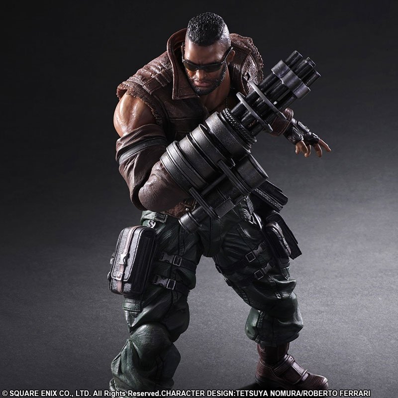 [Outlet] Play Arts Final Fantasy 7 Remake: Barret Action Figure: SQUARE ...