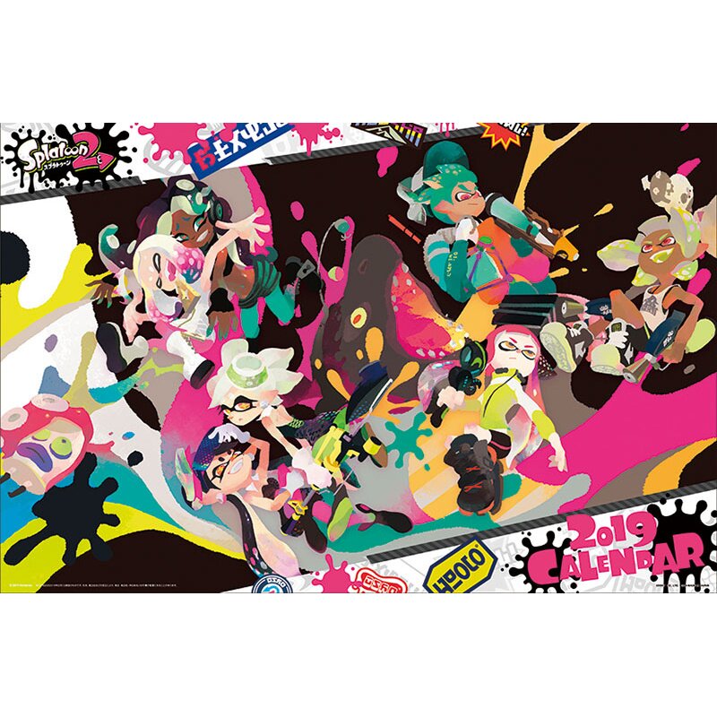 Splatoon 2 2019 Calendar - Tokyo Otaku Mode (TOM)