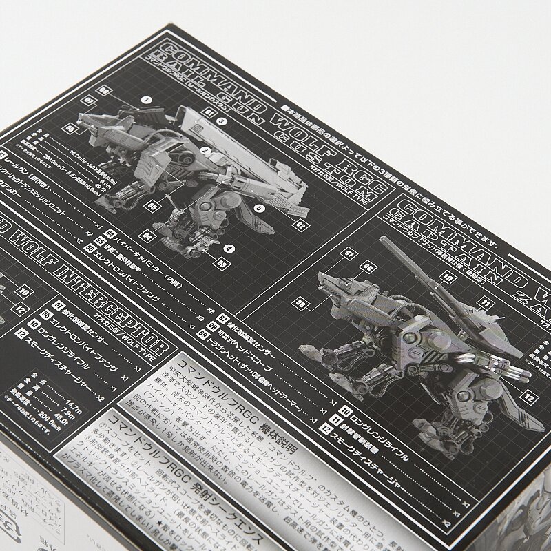 Zoids Command Wolf Rail Gun Custom Plastic Model Kit - Tokyo Otaku Mode ...