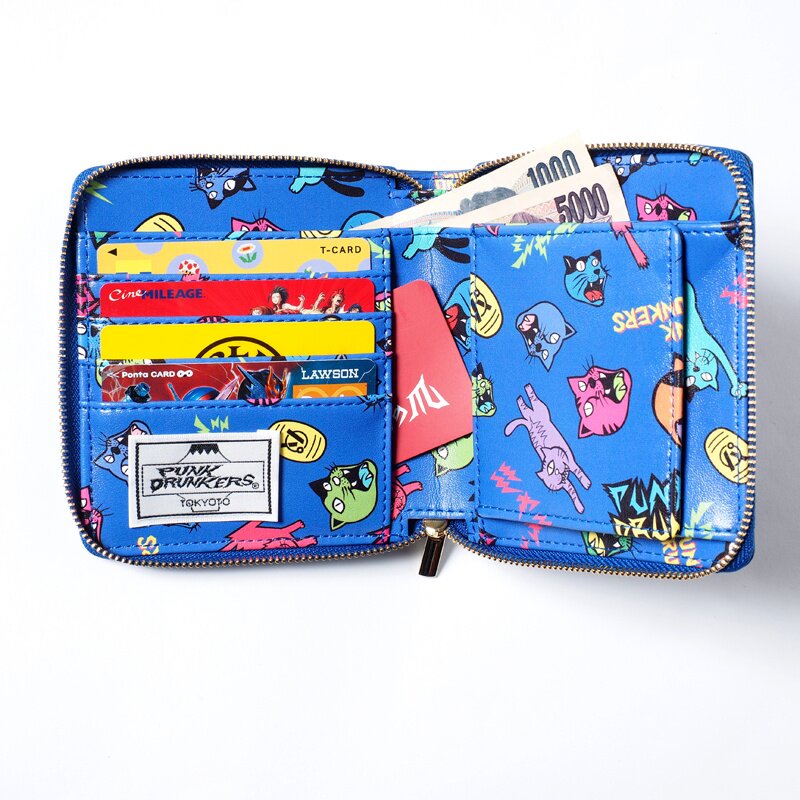 Meow Blue Wallet - Tokyo Otaku Mode (TOM)