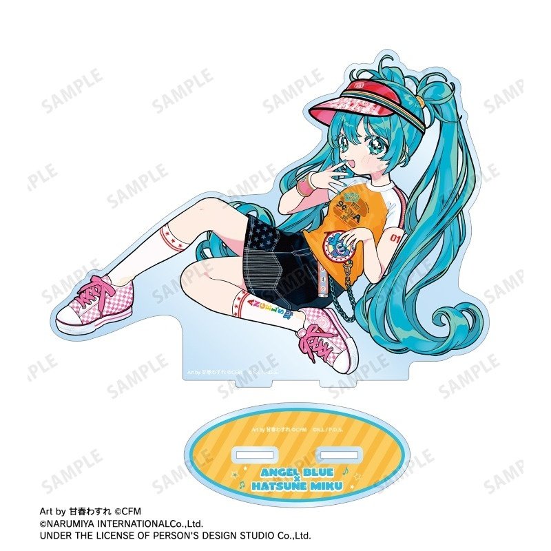 Hatsune Miku x Angel Blue Collaboration Hatsune Miku Art by Wasure ...