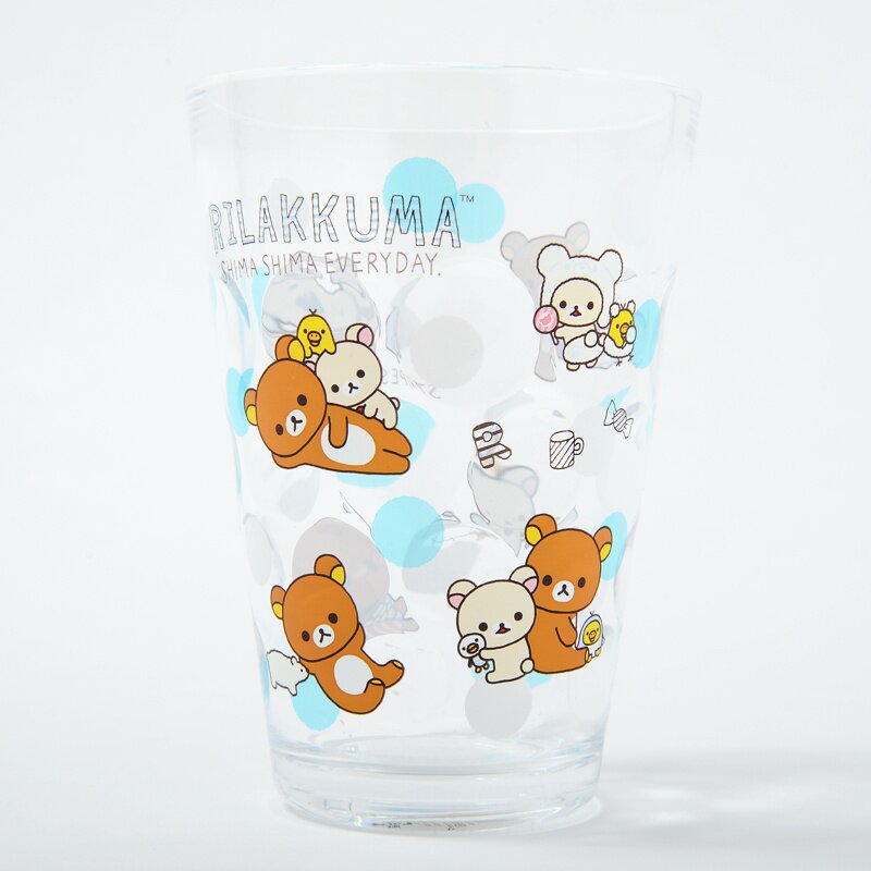Shima Shima Everyday Rilakkuma Acrylic Cup - Tokyo Otaku Mode (TOM)