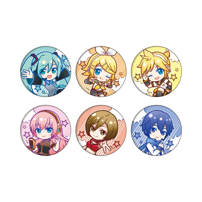 Piapro Characters Comic-Style Ver. Tin Badge Box Set - Tokyo Otaku Mode ...