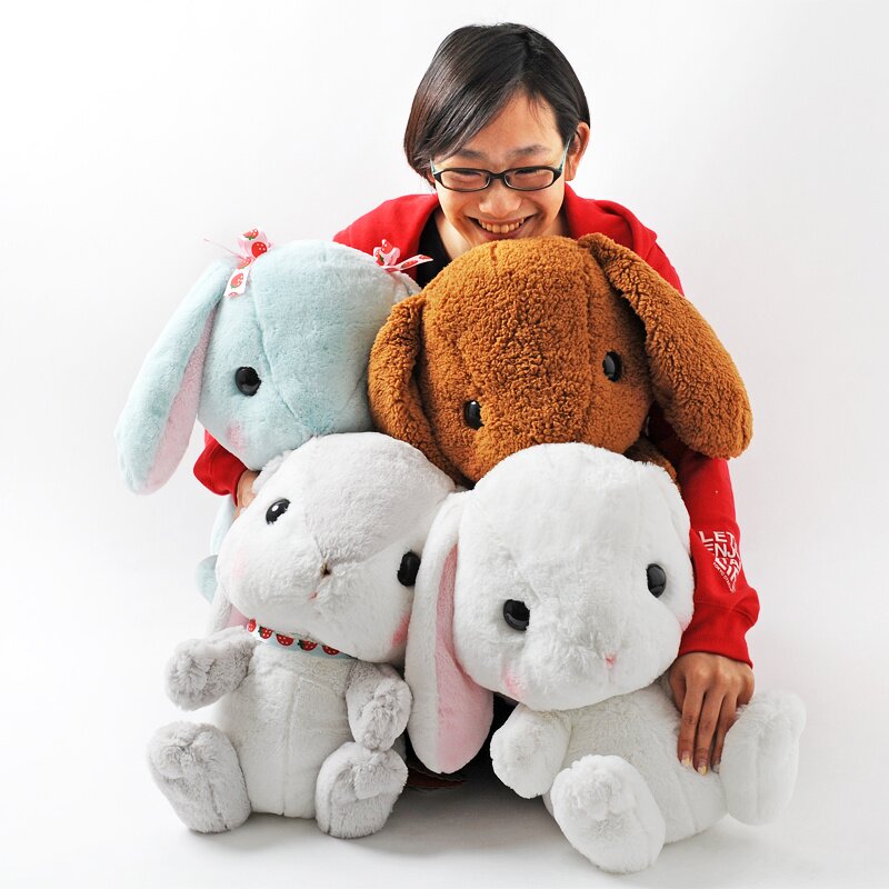 Pote Usa Loppy Cuddly Rabbit Plush Collection (Big): Amuse - Tokyo ...