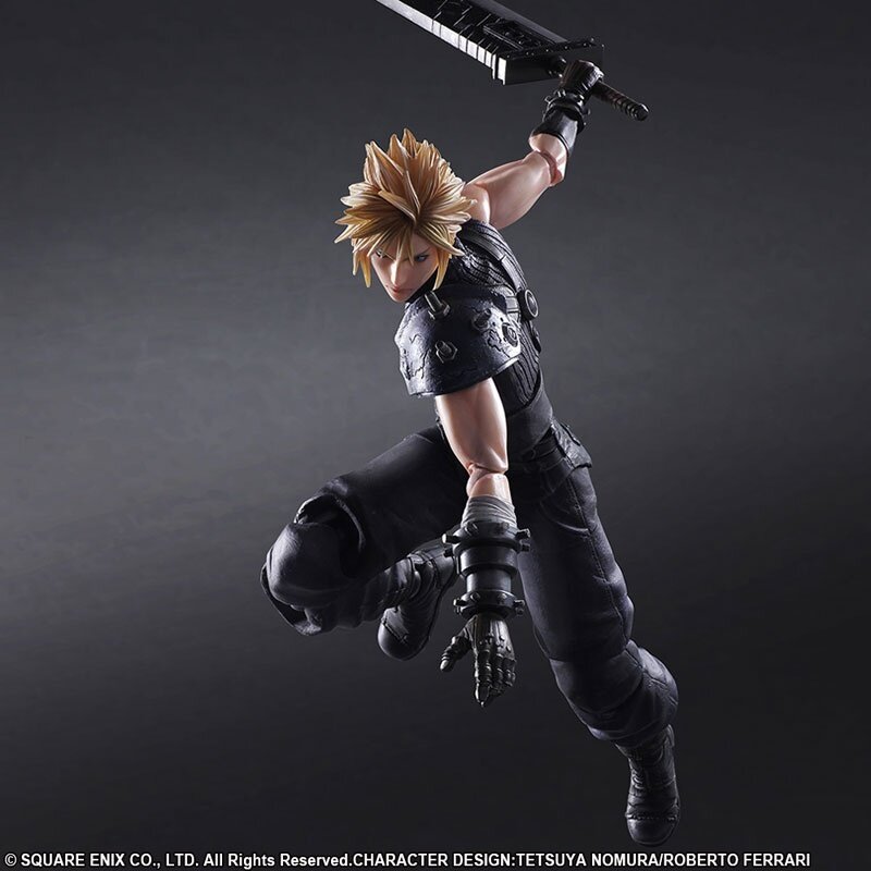 Play Arts Final Fantasy 7 Remake: Cloud Action Figure: SQUARE ENIX ...
