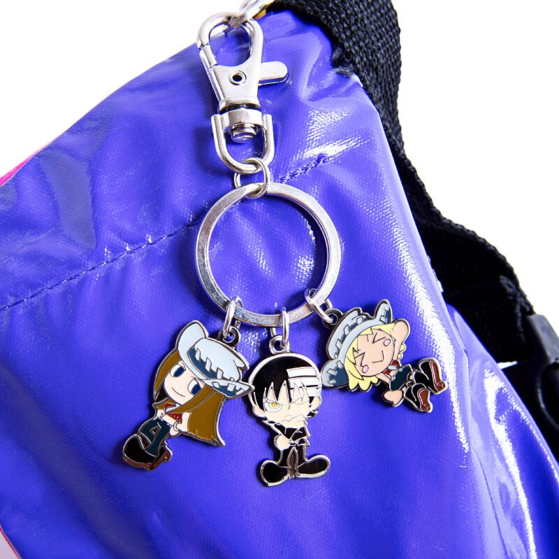 Soul Eater Death the Kid & The Thompson Sisters Metal Keychain - Tokyo ...