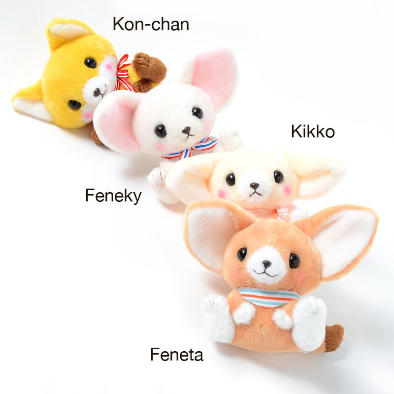 Feneky the Fennec Fox Stripe Plush Collection (Standard): Amuse - Tokyo ...