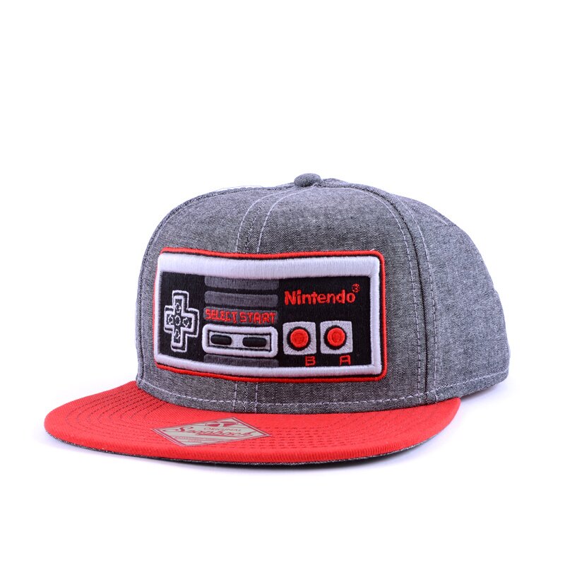 Nintendo Controller Heather Gray Snapback Cap: Nintendo - Tokyo Otaku ...
