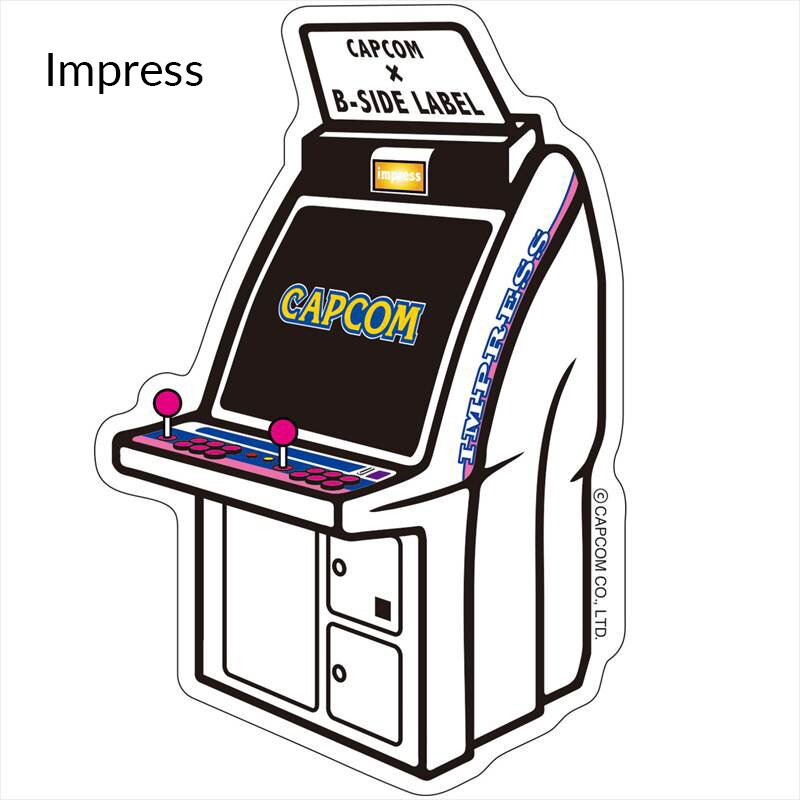 Capcom x B-Side Label Arcade Machine Stickers - Tokyo Otaku Mode (TOM)