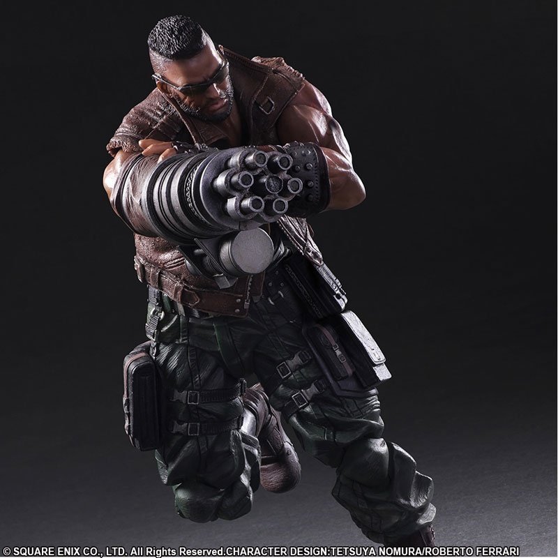 [Outlet] Play Arts Final Fantasy 7 Remake: Barret Action Figure: SQUARE ...