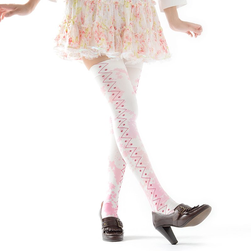 Zettairyoiki Sakura Thigh-High Tights - Tokyo Otaku Mode (TOM)