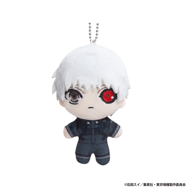 Tokyo Ghoul Pokecco Plushie Mascot Ken Kaneki - Tokyo Otaku Mode (TOM)