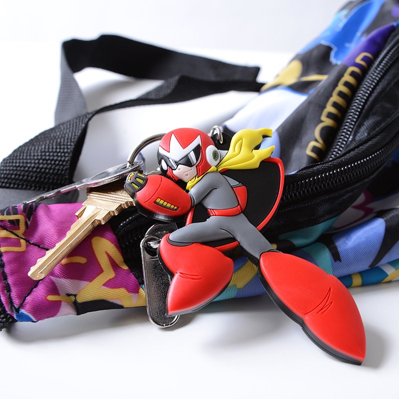 Mega Man Proto Man Cartoon PVC Keychain - Tokyo Otaku Mode (TOM)