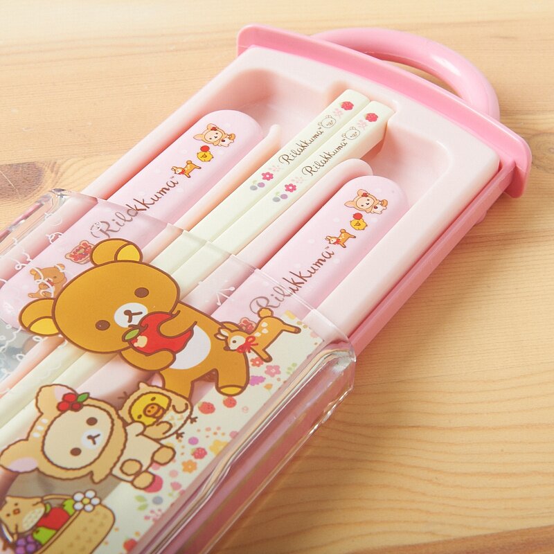 Rilakkuma Trio Utensil Set (Happy Natural Time): San-X - Tokyo Otaku ...