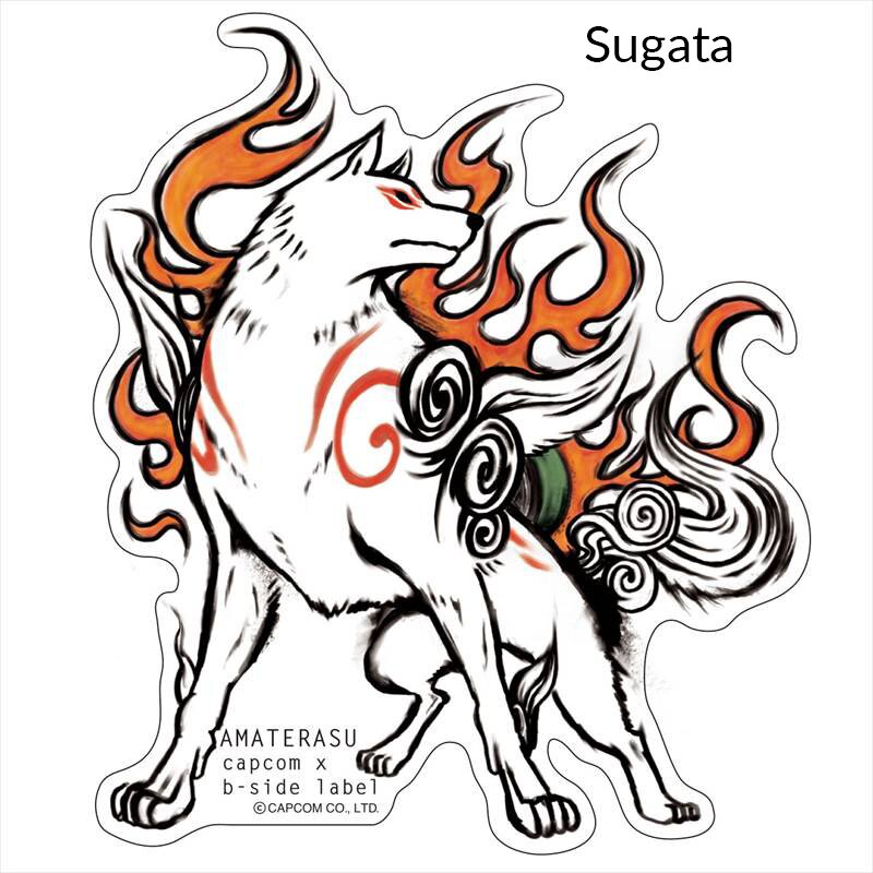 Capcom x B-Side Label Okami Stickers - Tokyo Otaku Mode (TOM)