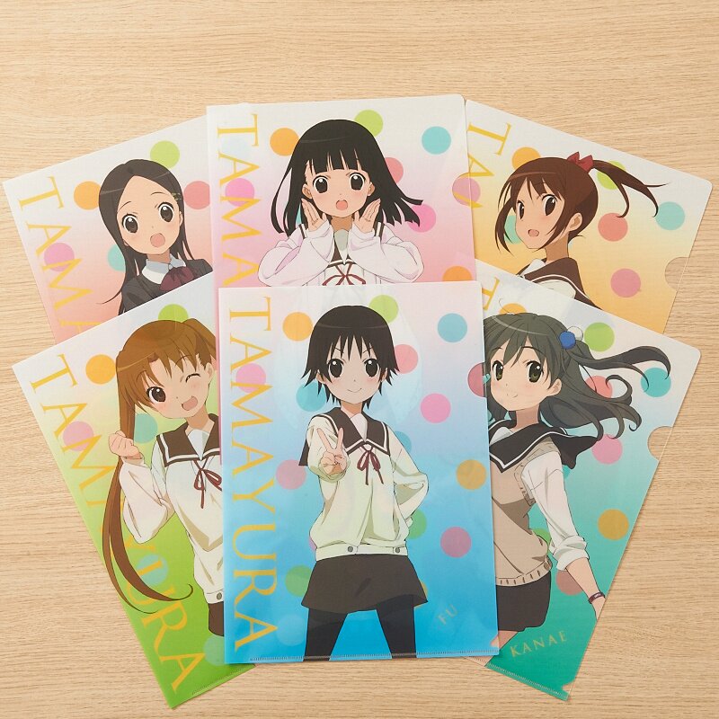 Tamayura: More Aggressive 6-Piece Clear File Folder Set: Shochiku ...
