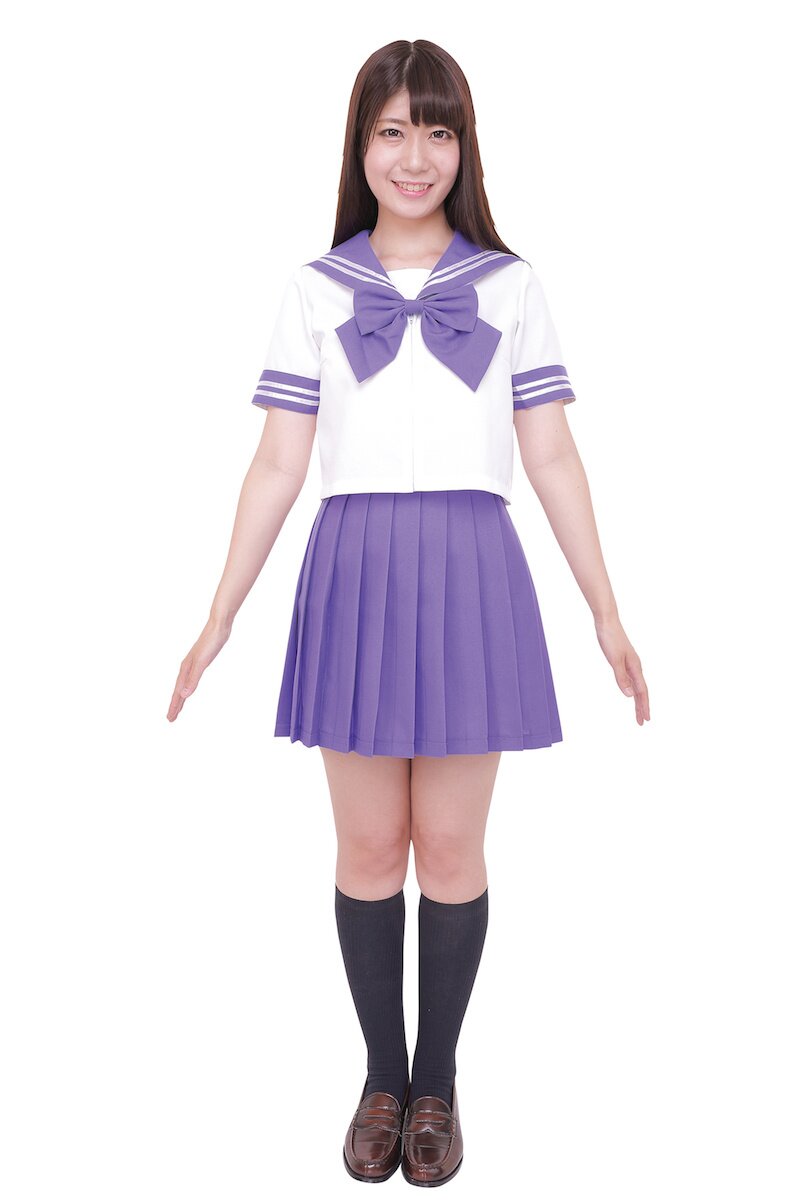 Color Sailor Purple x White Sailor Suit Cosplay Outfit - Tokyo Otaku ...