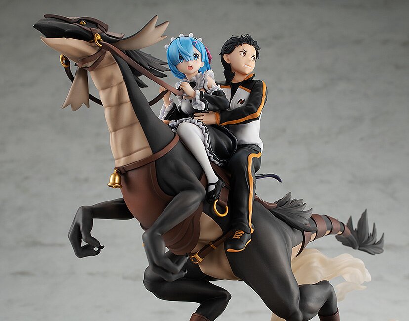 [Re:Zero] Rem & Subaru: Attack on the White Whale Ver. Figure: KADOKAWA ...