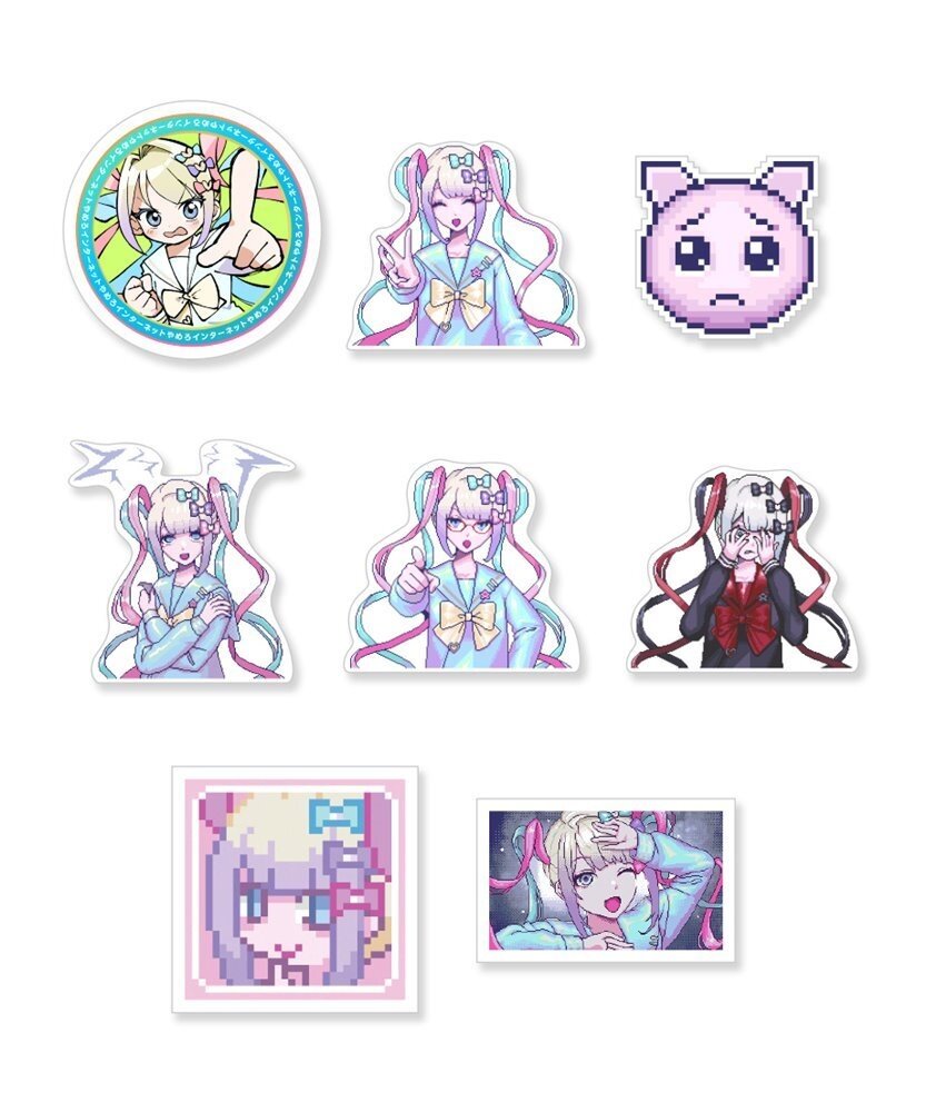 Needy Streamer Overload Flake Stickers - Tokyo Otaku Mode (TOM)