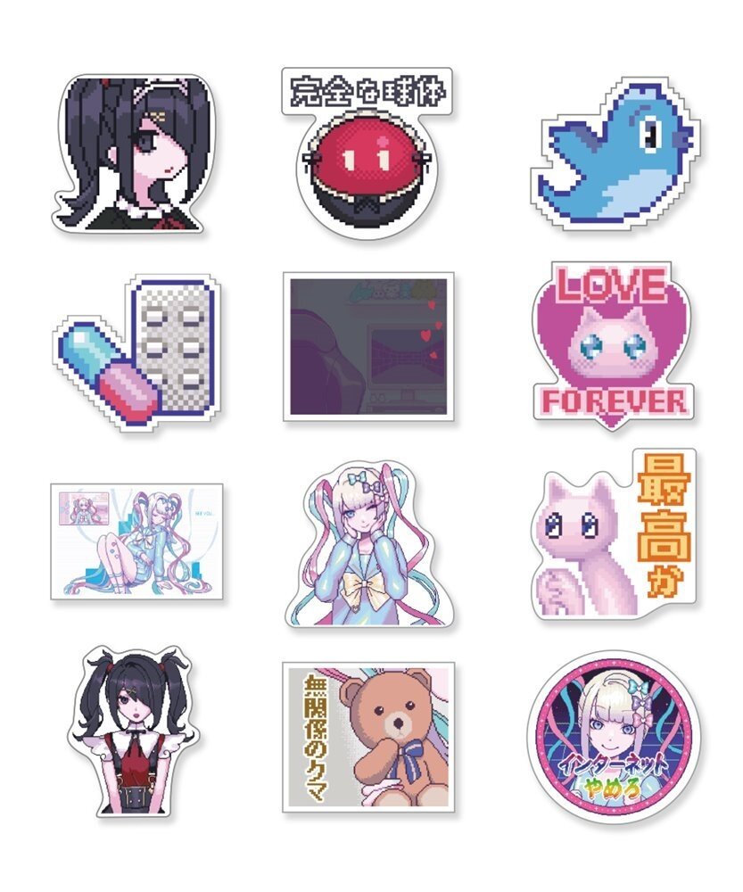 Needy Streamer Overload Flake Stickers - Tokyo Otaku Mode (TOM)