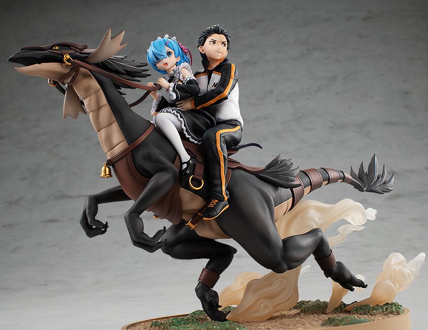 [Re:Zero] Rem & Subaru: Attack on the White Whale Ver. Figure: KADOKAWA ...