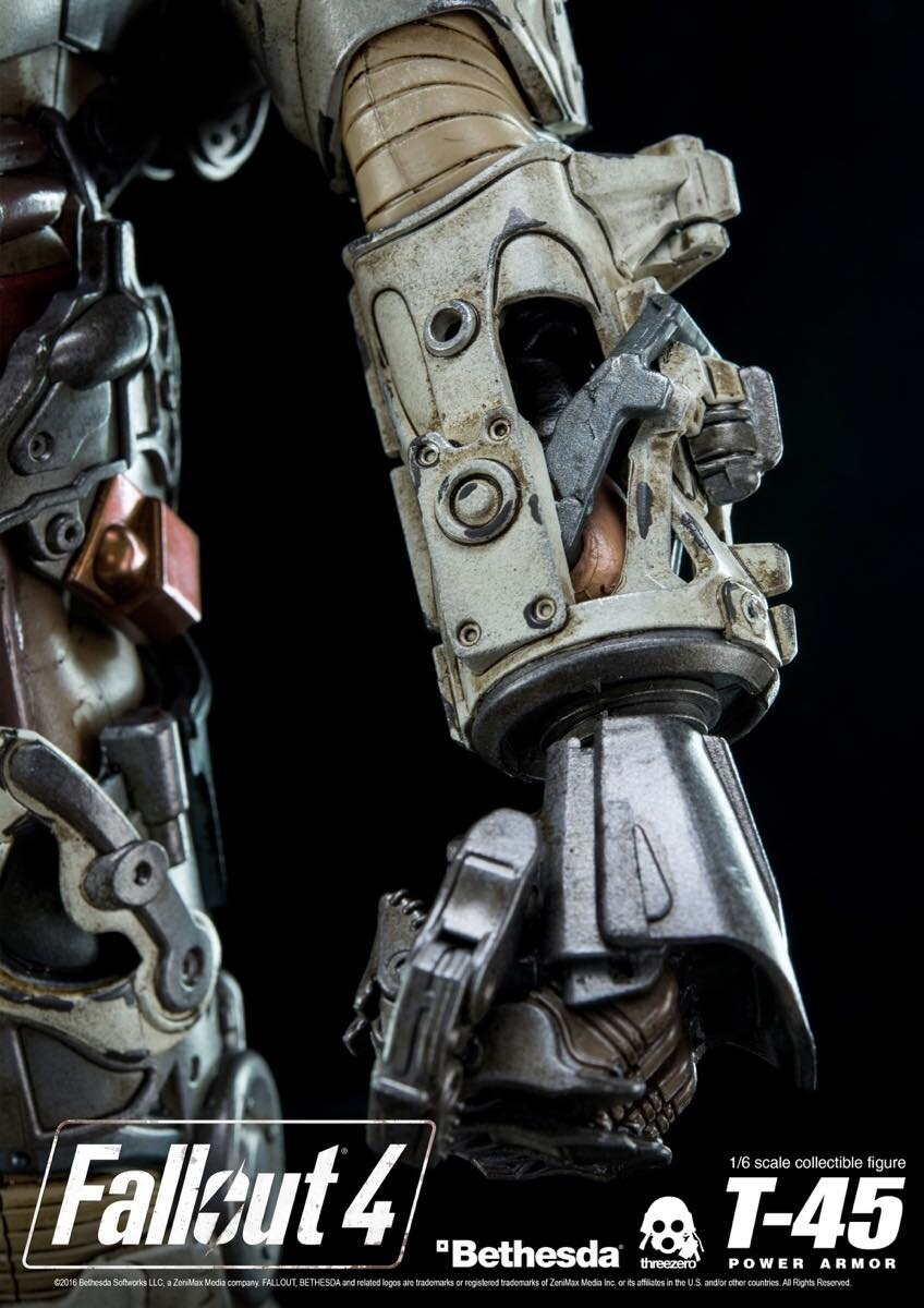 Fallout 4: T-45 Power Armor 1/6 Scale Figure: threezero - Tokyo Otaku ...