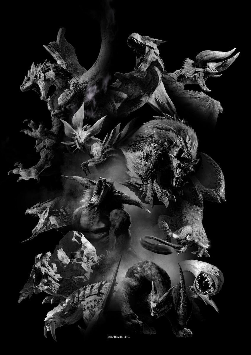 Monster Hunter Rise Revival Monsters Graphic T-Shirt: Capcom - Tokyo ...