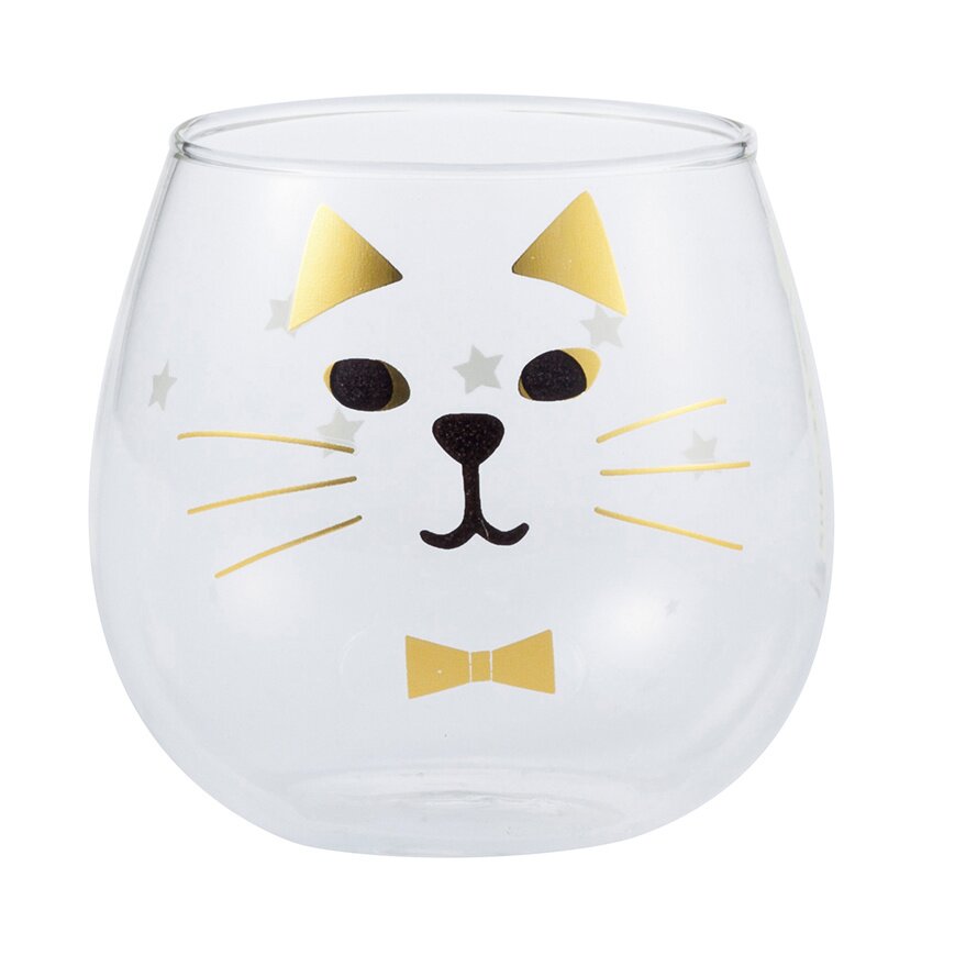Happy Cat Day Cat Face Glass - Tokyo Otaku Mode (TOM)
