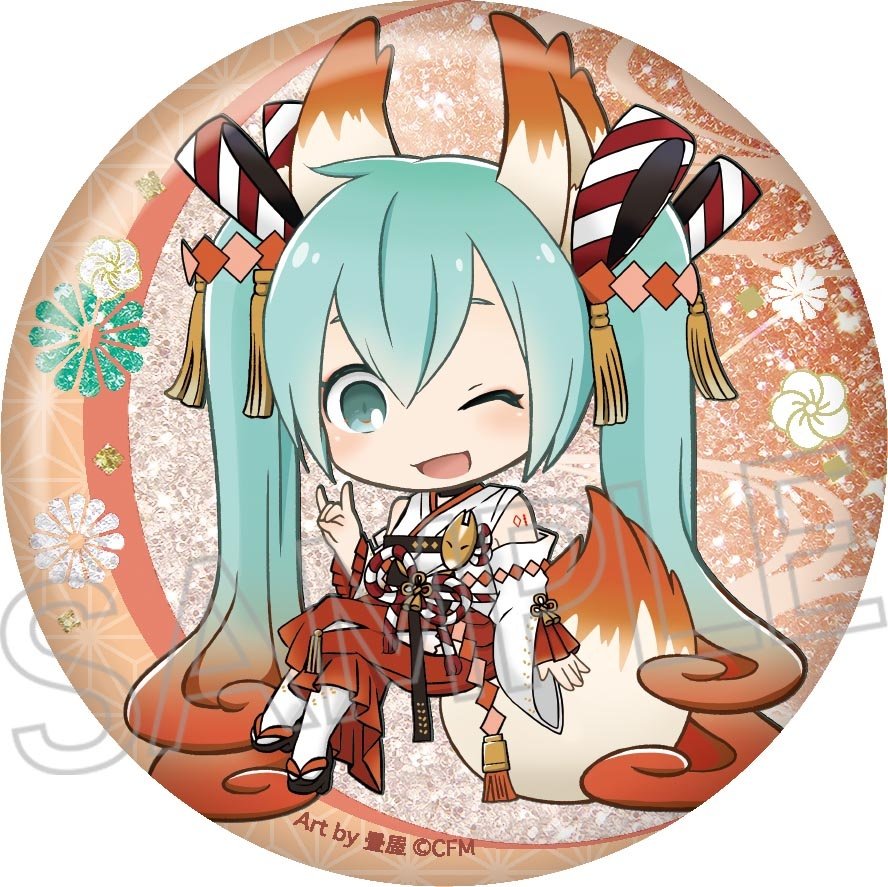 Hatsune Miku Hyakki Yakou Sparkly Tin Badge Box Set - Tokyo Otaku Mode ...