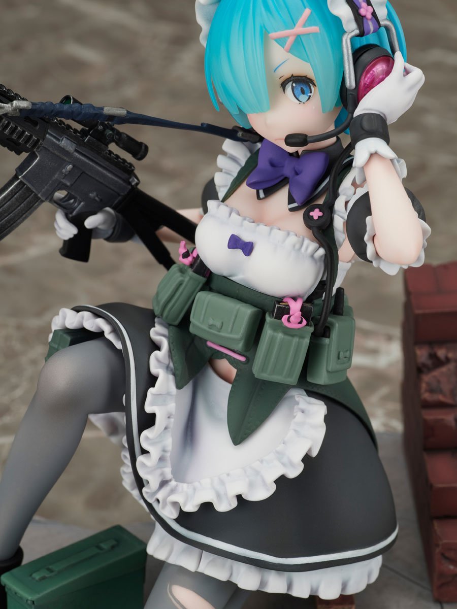 Re:Zero -Starting Life in Another World- Rem: Military Ver. 1/7 Scale ...
